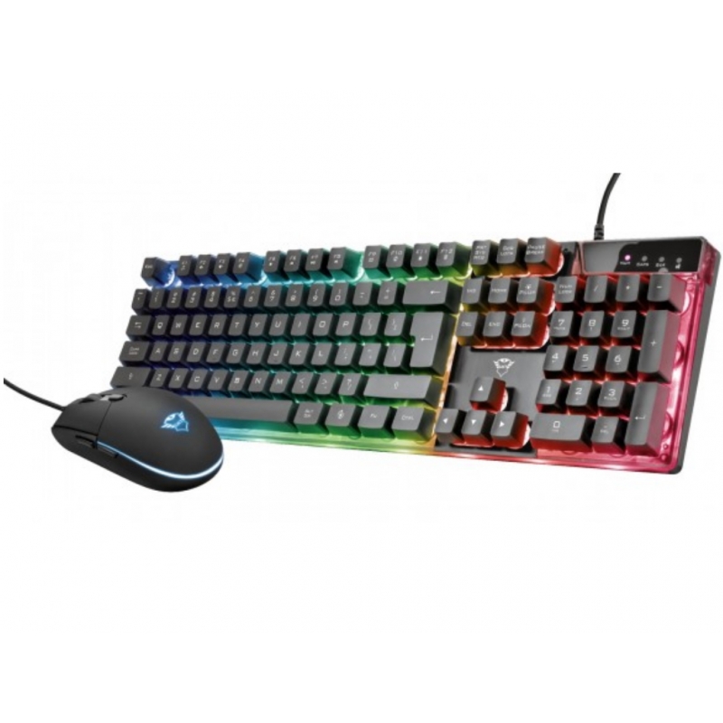 Tastatura+miš TRUST GXT 838 AZOR žični set/gaming/crna