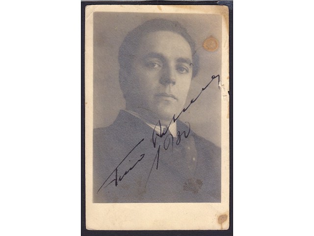 Tino Pattiera POTPIS autogram 1930