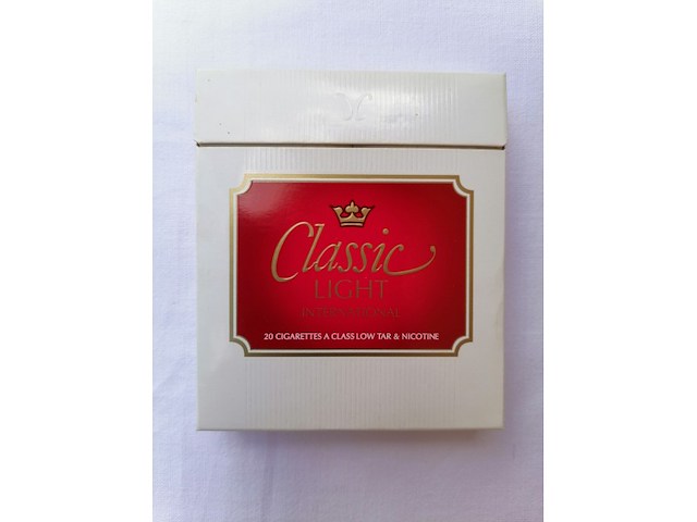 Prazna kutija za cigarete - Classic Light International