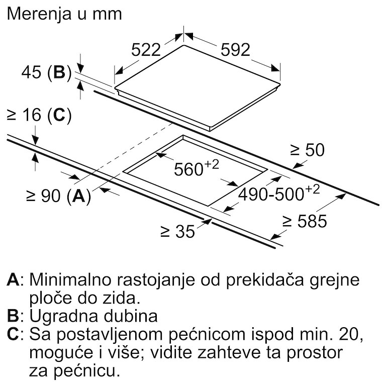 Bosch ugradna ploča PKK611BB2E