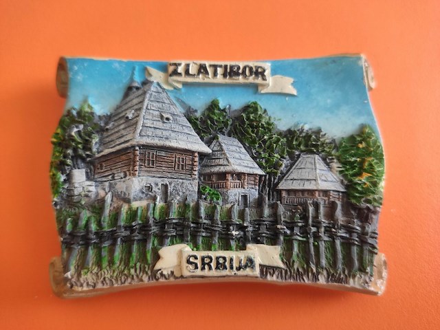 Magnet za frižider Zlatibor Srbija etno kuće