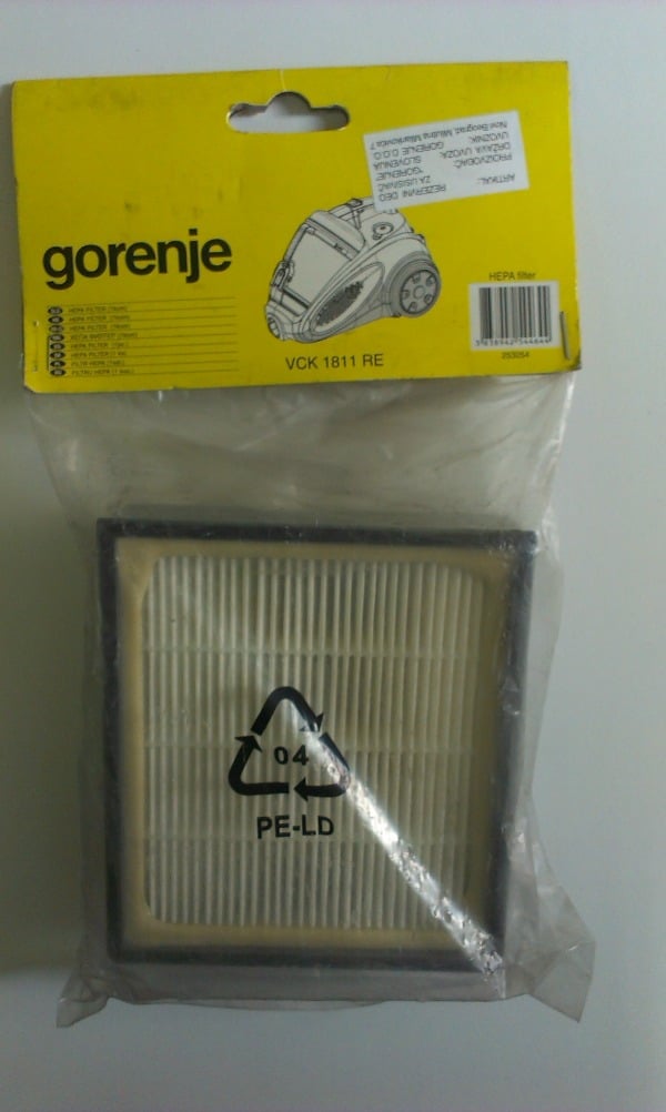 Hepa filter za usisivač Gorenje 253254