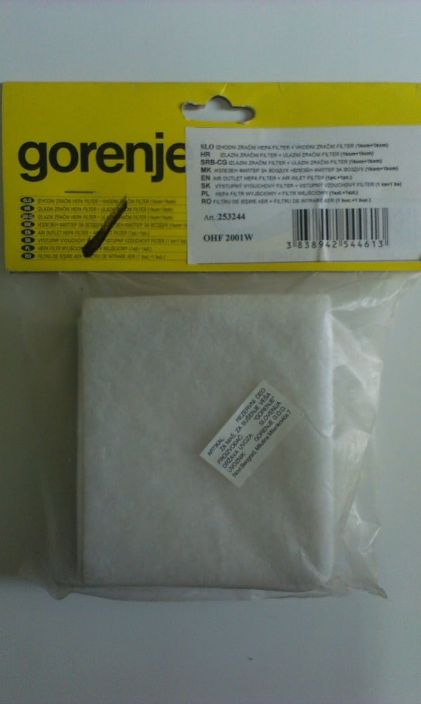 Hepa filter za usisivač Gorenje 253244