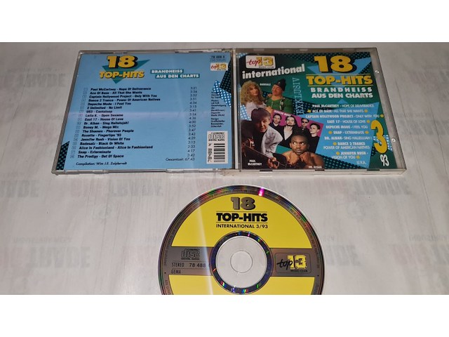 VA - 18 top-hits international 3/93 , ORIGINAL