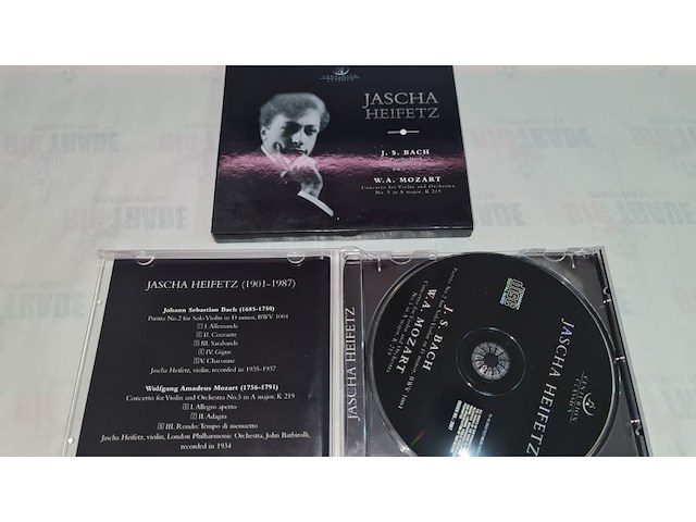 Jascha Heifetz - Bach / Mozart , ORIGINAL