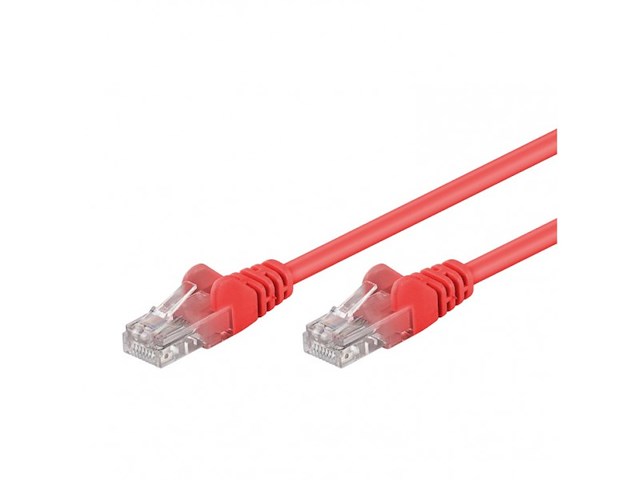 UTP kabl CAT5E 0.5m crveni