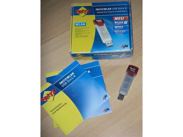 FRITZ Wlan USB stick N 300Mbs 2,4 i 5 GHz