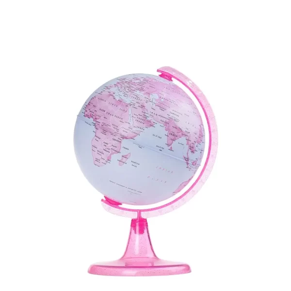 Planetoid, globus, 15cm, Pink