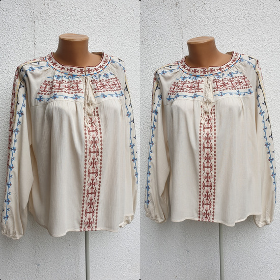 MOCNA BOHO PAMUCNA TUNIKA S