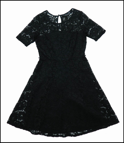 Dorothy Perkins crna čipkana haljina kao nova 36
