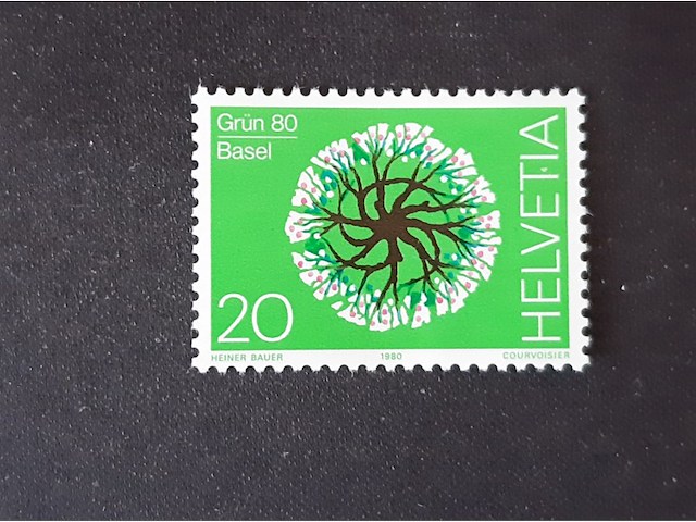 Marke 1809 Svajcarska Zeleni Basel 80
