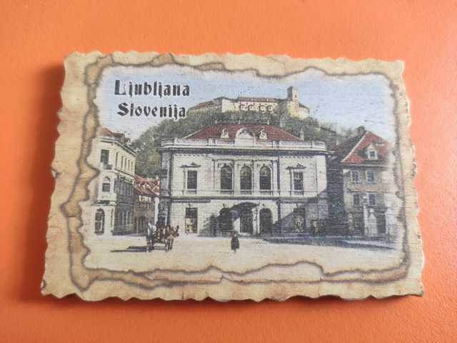 Magnet za frižider Ljubljana Slovenija