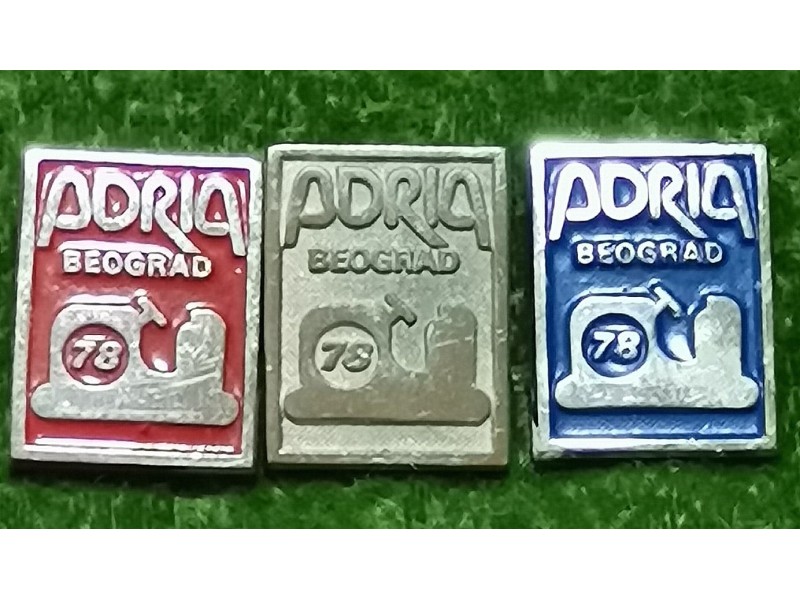 ADRIA BEOGRAD 1978-3 kom.