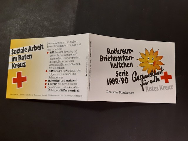 Nemačka 1989. Karnet Crveni Krst # Žig. komplet