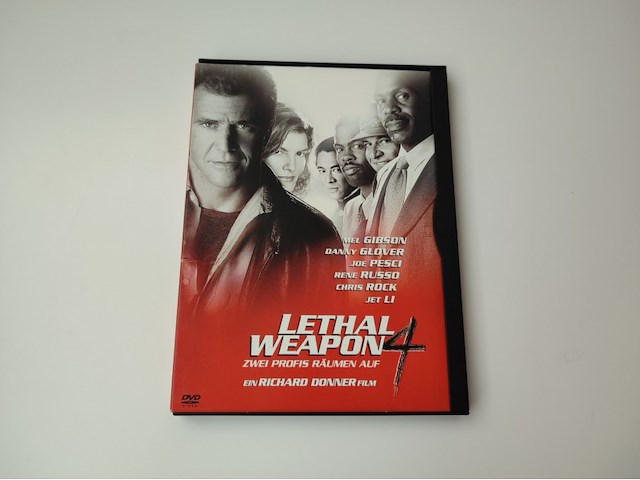 Lethal Weapon 4 original DVD