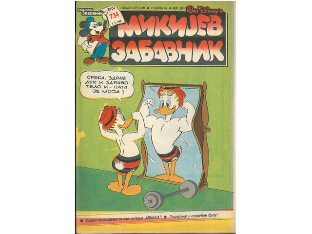 MIKIJEV ZABAVNIK 734