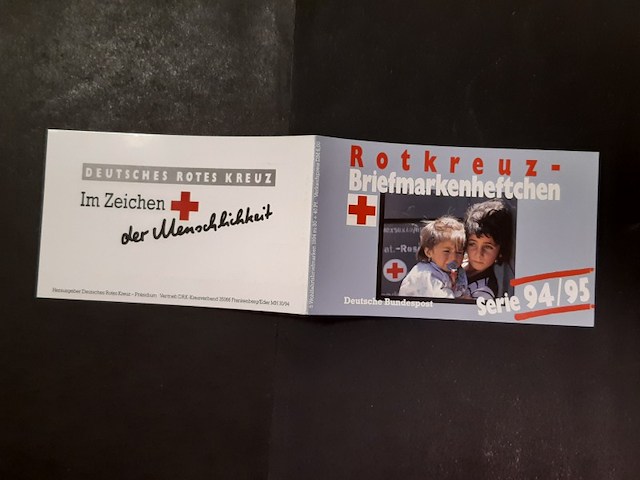 Nemačka 1994. Karnet Crveni Krst # Žig. komplet
