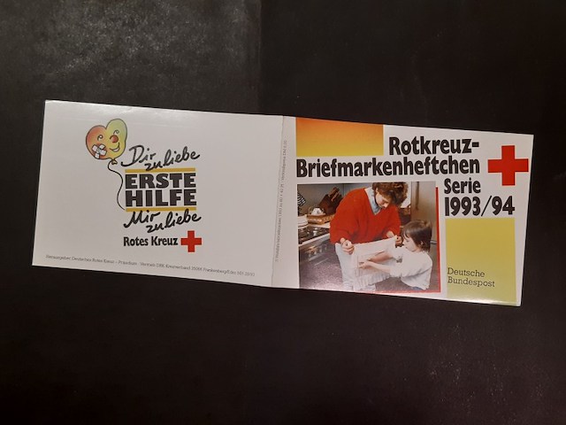 Nemačka 1993. Karnet Crveni Krst # Žig. komplet