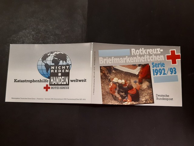 Nemačka 1992.-2 Karnet Crveni Krst # Žig. komplet