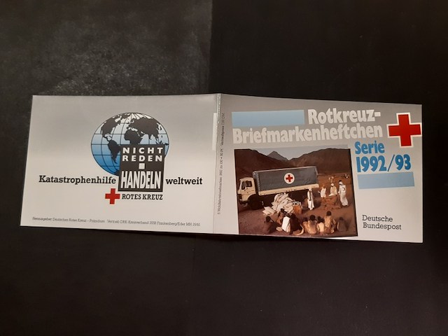 Nemačka 1992. Karnet Crveni Krst # Žig. komplet