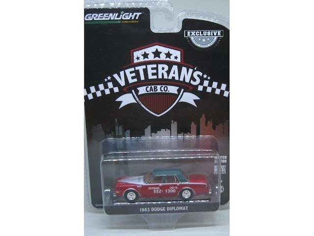 1:64 greenlight dodge diplomat `83