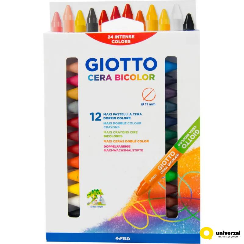 VOŠTANE BOJE 12/1 GIOTTO CERA BICOLOR 291300