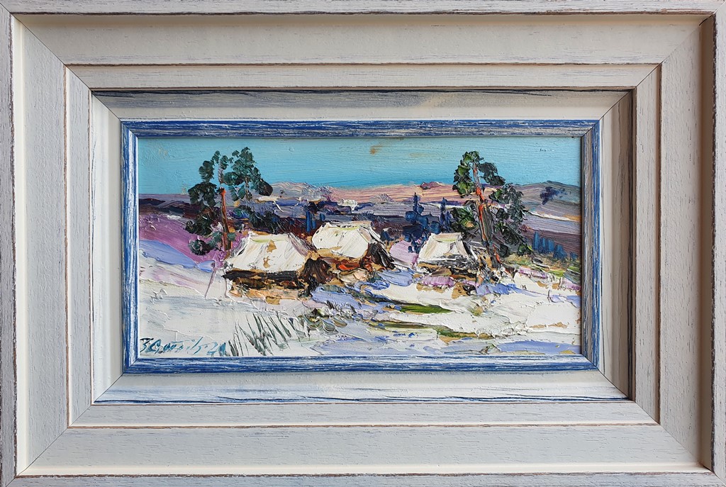 Zlatibor 15, Đorđe Stanić, ulje na lesonitu, sa 26×38 cm, bez 13×25 cm, sertifikat, 90 eura