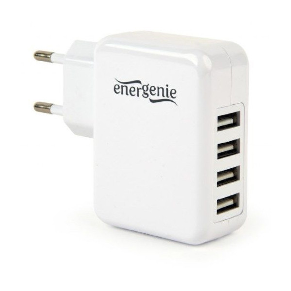 Punjac USB Energenie 4xUSB, 3.1A, White