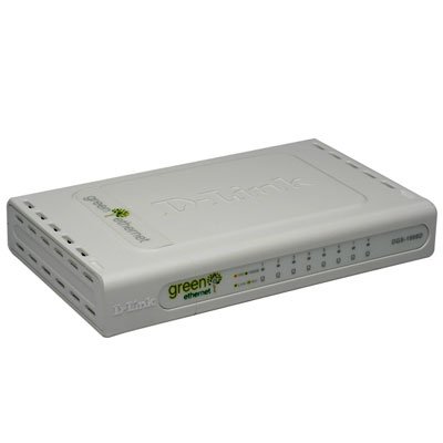 D-Link Switch 8-Port 10/100/1000Mbps Gigabit Unmanaged | DGS-1008D