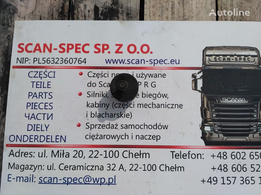 Scania odboje, ogranicznik zawieszenia 1349810 pumpa za dizanje kabine za Scania P R G T tegljača