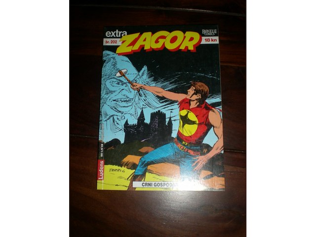 ZAGOR  EXTRA  202 CRNI  GOSPODAR