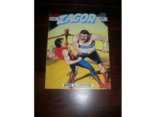 ZAGOR  TUTTO  183  SFIDA  AL  CAMPIONE* italijanski