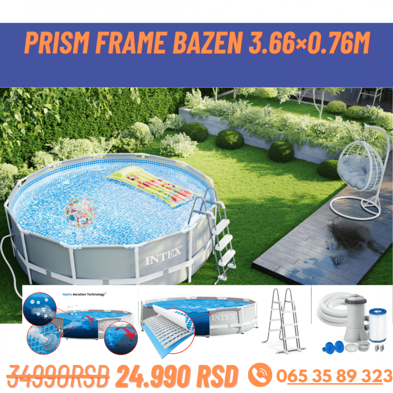 PRISM FRAME bazen 3.66x0.99m