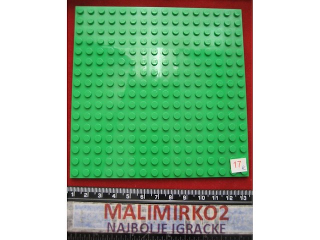 Lego Plate zelen 16x16 /T6-17k/