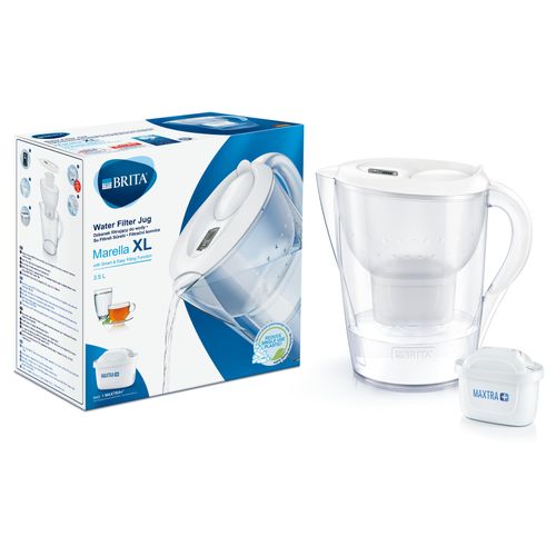 BRITA Bokal za filtriranje vode Marella XL bela 3.5l