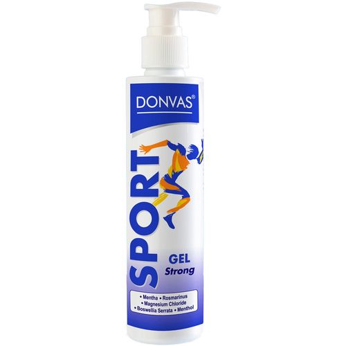 SPORT gel strong DONVAS®, 200ml + GRATIS SODA BIKARBONA DONVAS® prečišćena, 180g