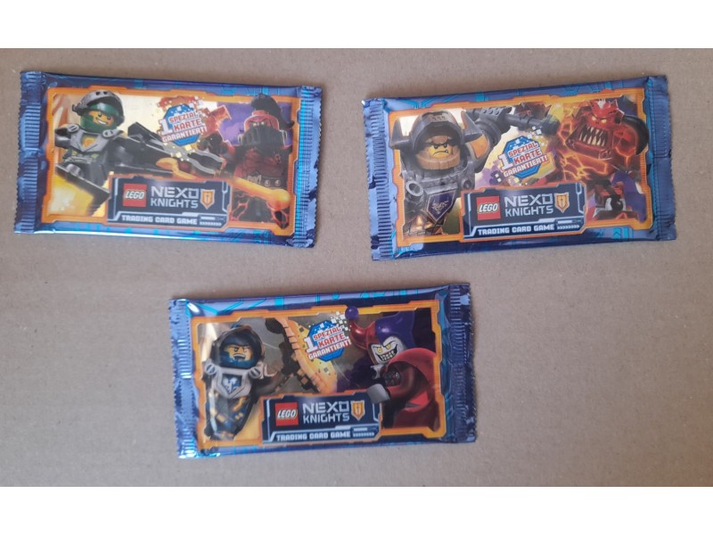 Lego Nexo Knights Serie 3, Blue Ocean, Tri kesice