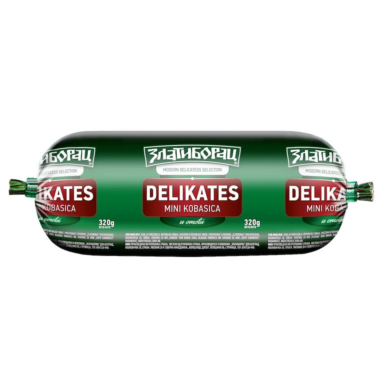 Zlatiborac kobasica delikates mini 320g zlatiborac