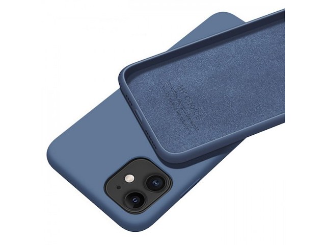 MCTK5-IPHONE XS Max * Futrola Soft Silicone Dark Blue (159)