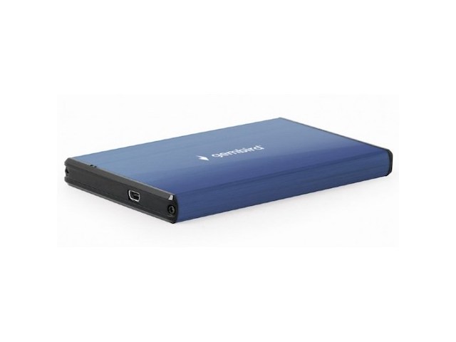 EE2-U3S-3-DB Gembird USB 3.0 Externo kuciste za 2.5 SATA hard diskove, aluminium, deep-blue