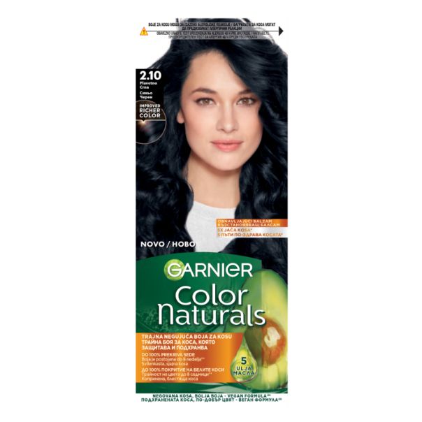 Garnier Color Naturals Boja za kosu 2.10, plavetno crna