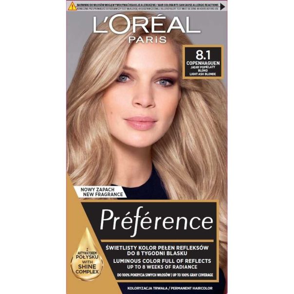 L'Oreal Paris Preference Boja za kosu 8.1