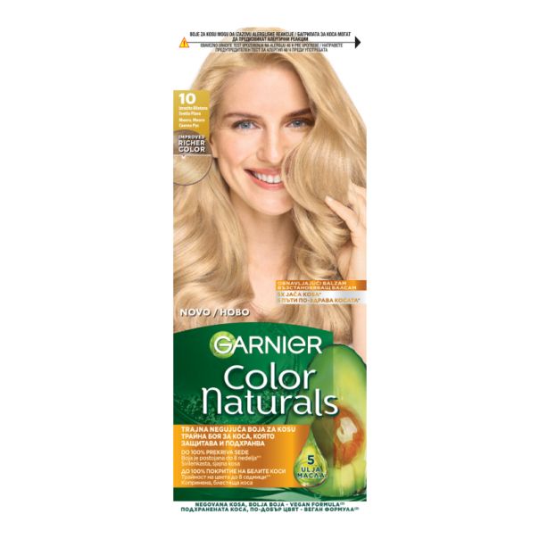 Garnier Color Naturals Boja za kosu 10, izrazito blistava svetlo plava