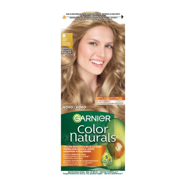 Garnier Color Naturals Boja za kosu 8, svetlo plava