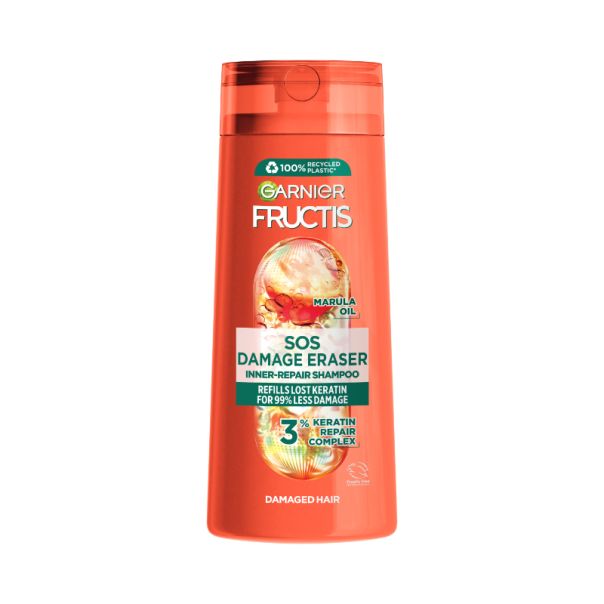 Garnier Fructis SOS Damage Eraser Šampon za unutrašnju obnovu oštećene kose, 400 ml