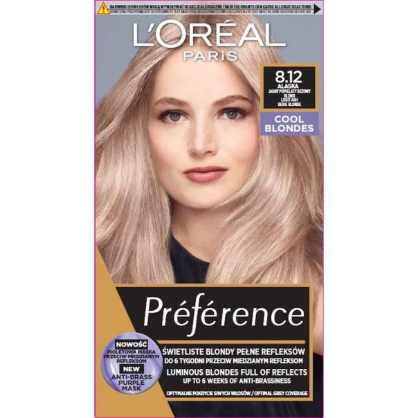 L'Oreal Paris Preference Boja za kosu 8.12