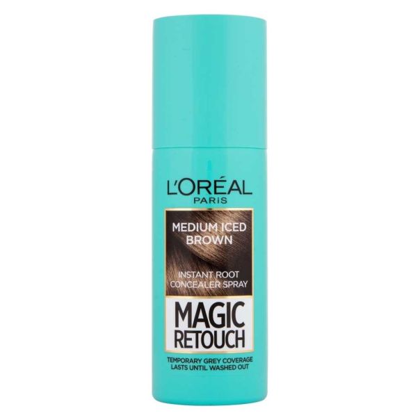 L'Oreal Paris Magic Retouch Sprej za prikrivanje izrastka 7 Medium Iced Brown