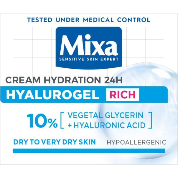 Mixa Hyalurogel Krema Rich 50 ml