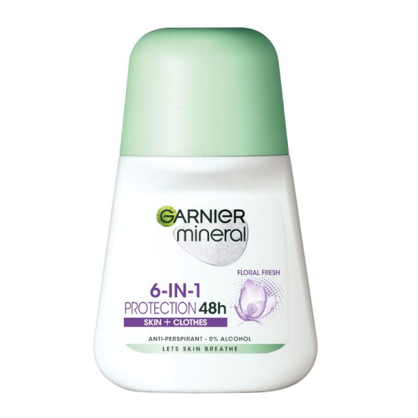 Garnier Mineral Deo Protection 6 Floral Fresh Roll-on 50 ml