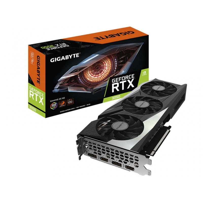 Grafička karta GIGABYTE GeForce RTX3050 GV-N3050GAMING OC-8GD 1.0 NVD/8GB/GDDR6/128bit/crna